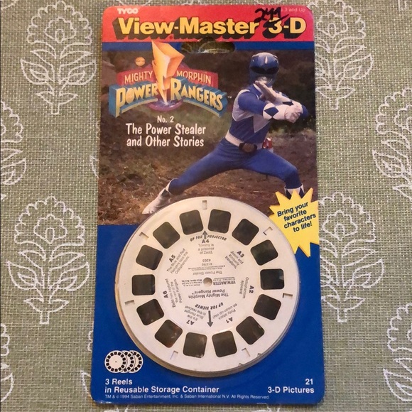 Power Ranger | Other | Power Rangers Viewmaster 3d Reels | Poshmark